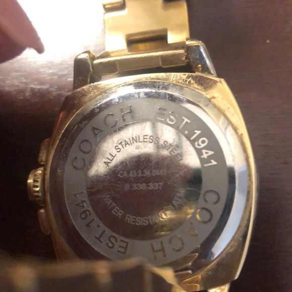 Coach | Jewelry | Coach Gold Watch | Poshmark